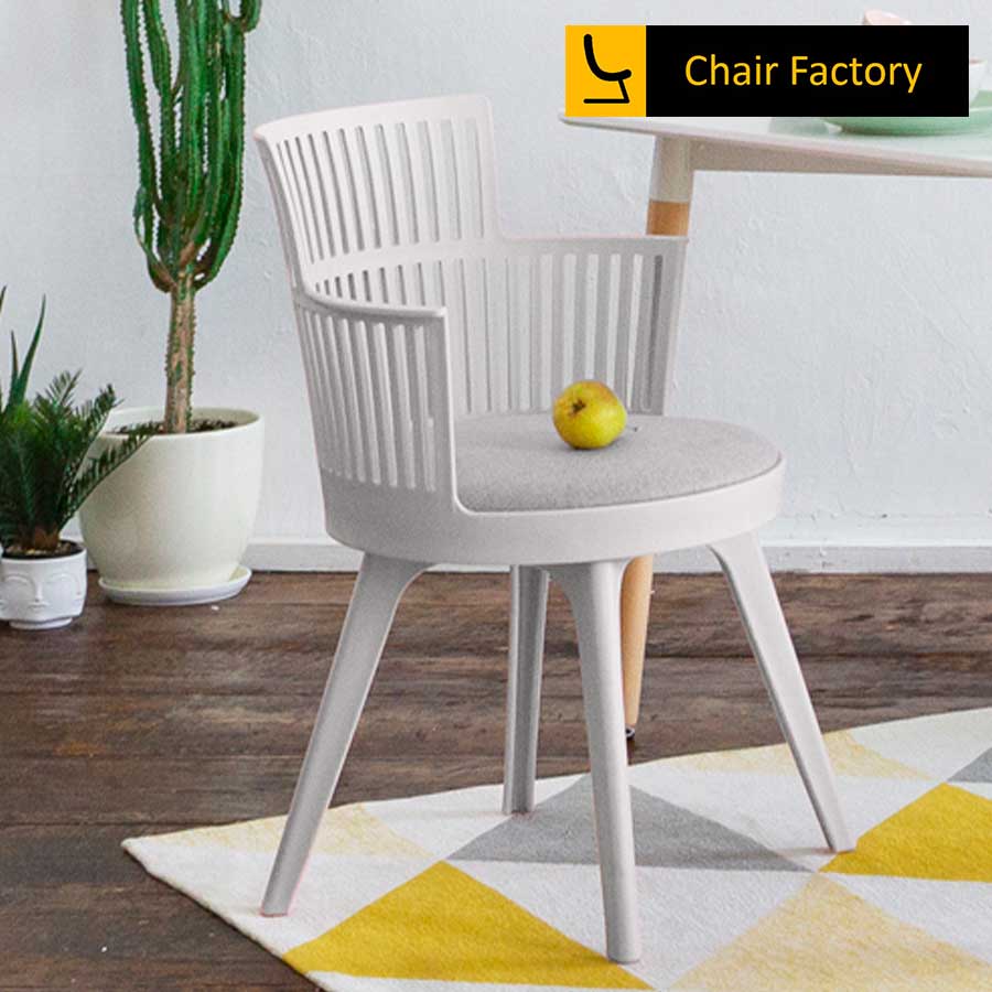 White Designer Cafe Chair | Chair Factory