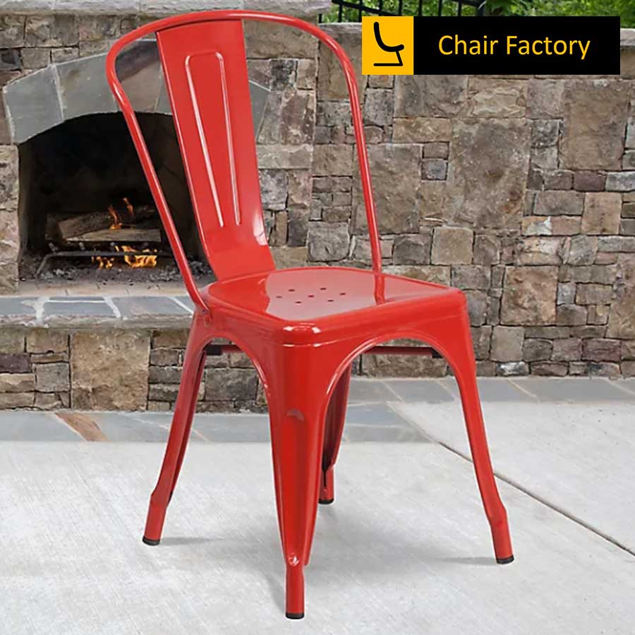 Xavier Pauchard Tolix Chair Red | Chair Factory