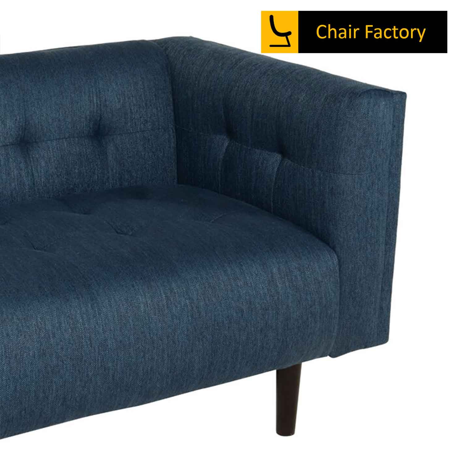 Symphore navy blue l shape sofa | Chair Factory