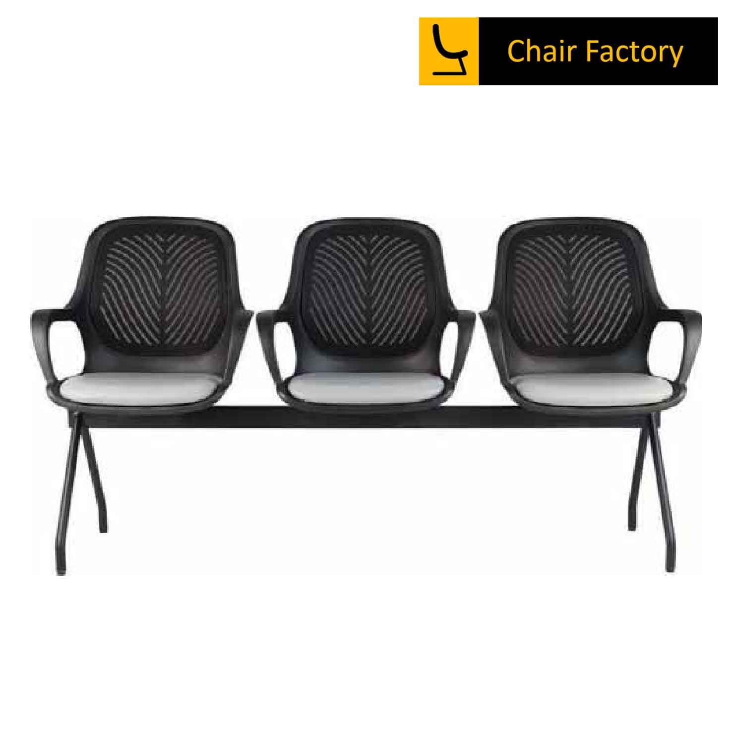 Sapphire Three Seater Waiting Area Bench | Chair Factory
