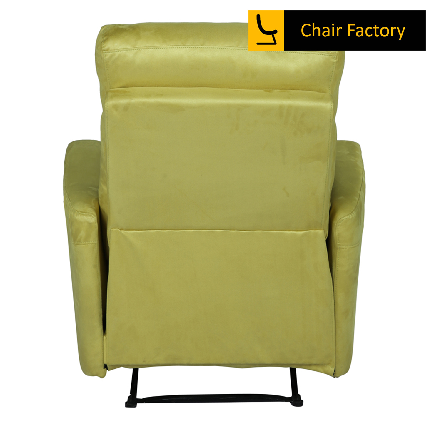 Dandelion Pastel Yellow Recliner Chairs With Soft Padding & Lumbar ...
