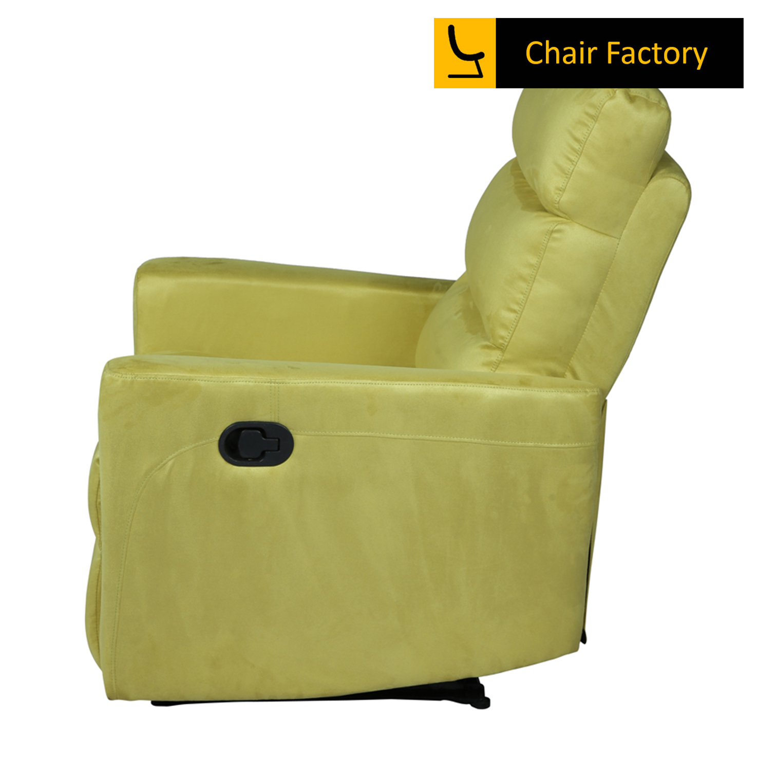 Dandelion Pastel Yellow Recliner Chairs With Soft Padding & Lumbar ...
