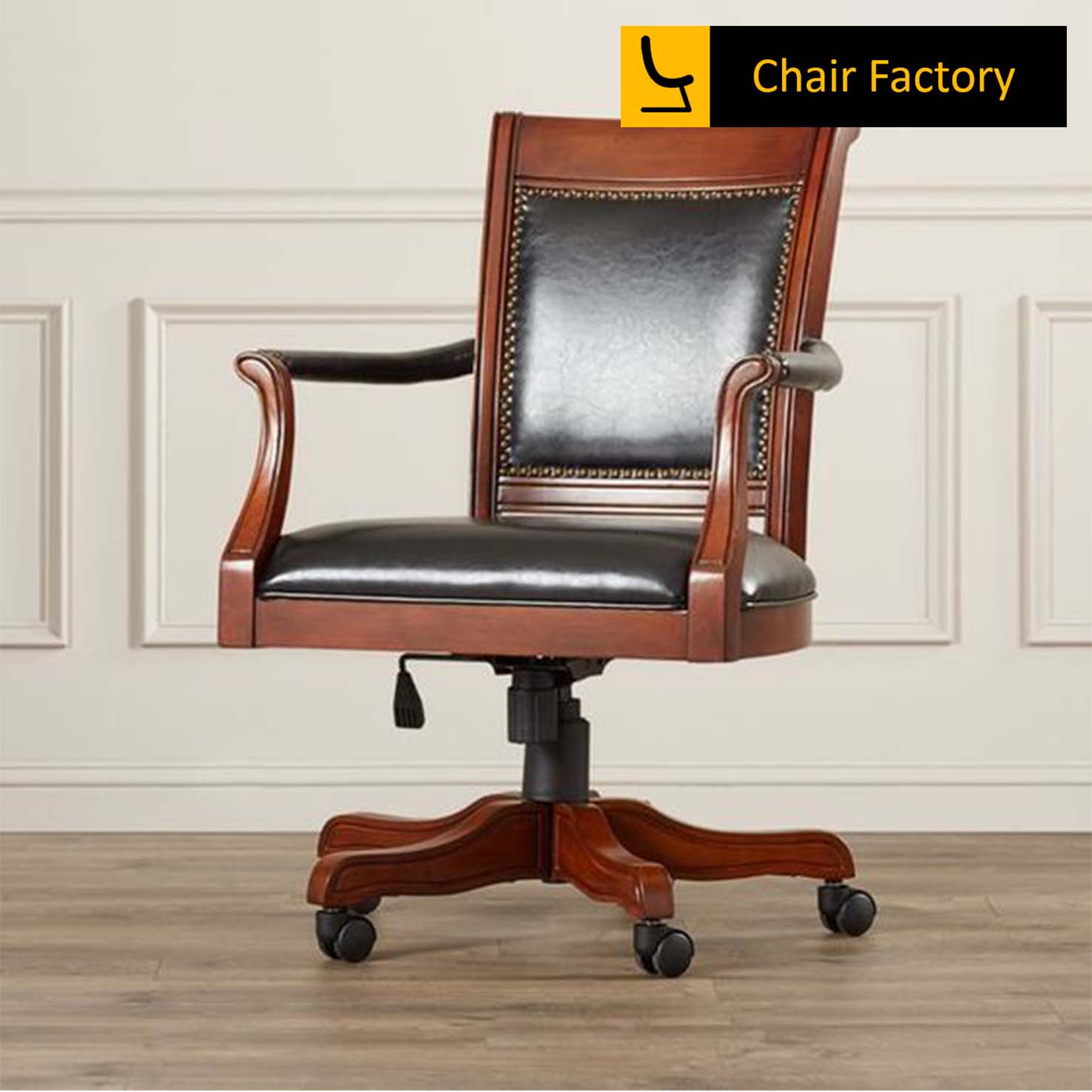 Triton Italian Leather Elegant Chair | Chair Factory