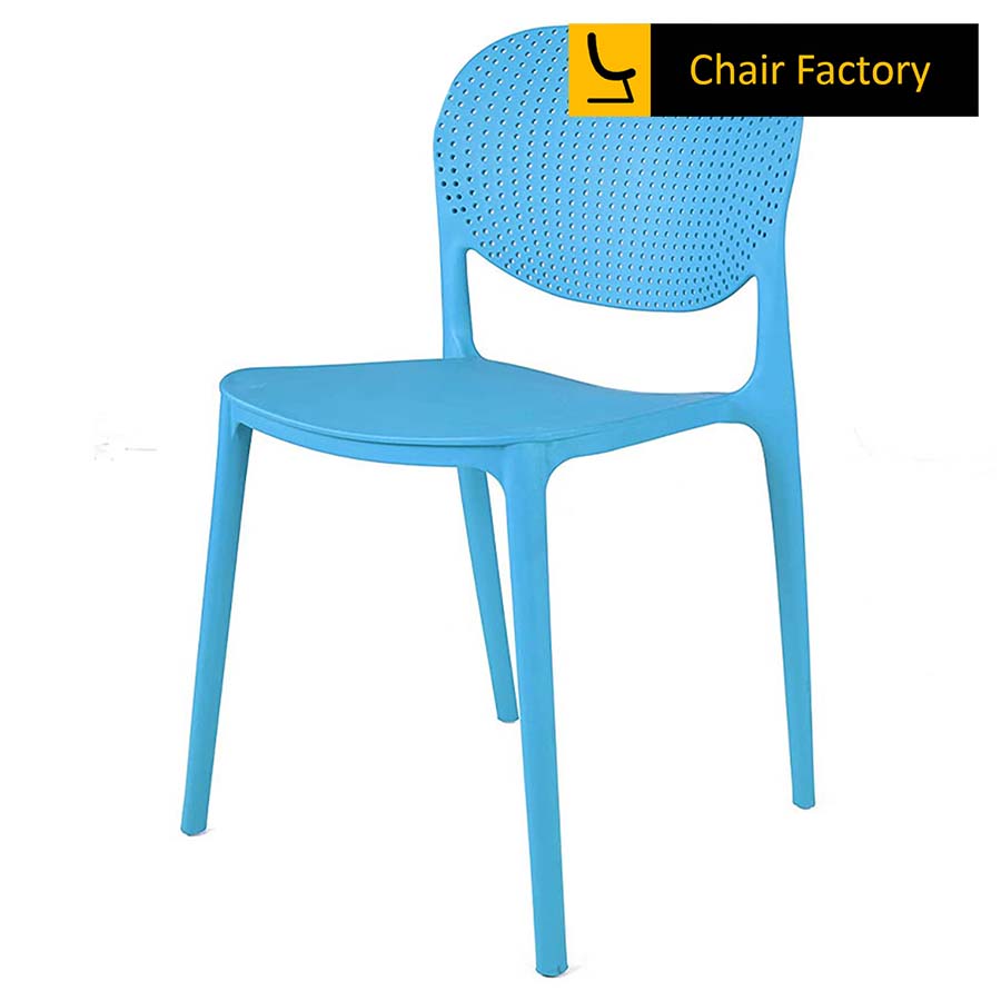Tabbie Blue Perforated Bristo Chair | Chair Factory
