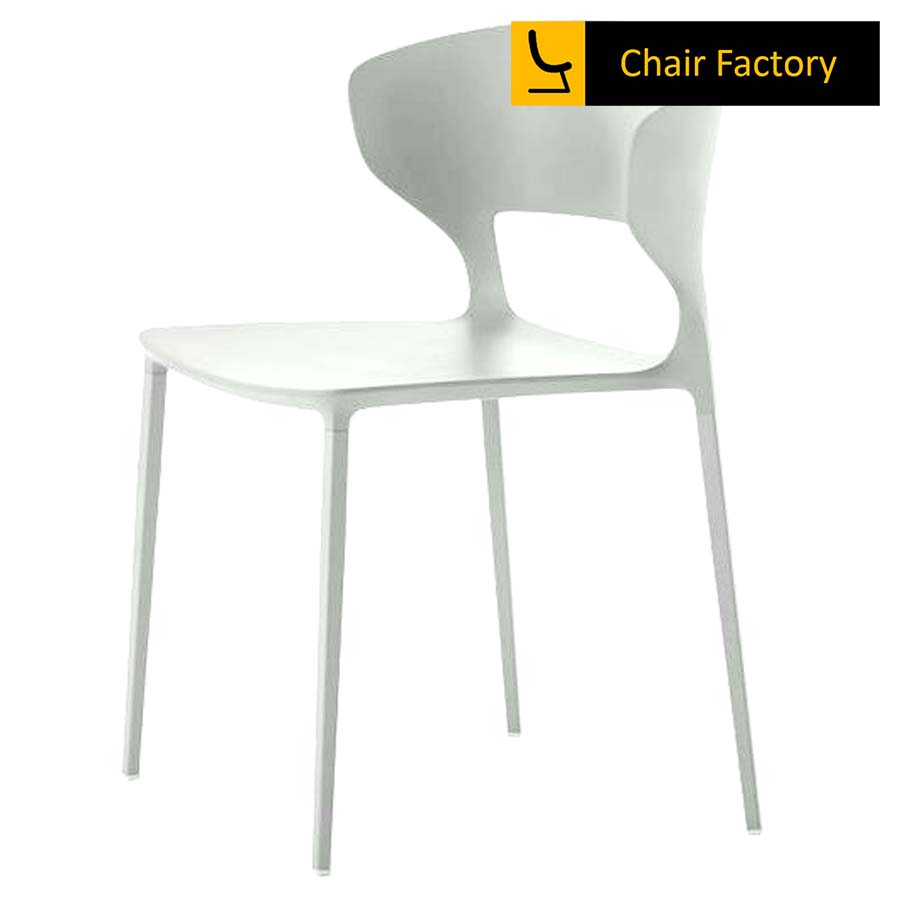 White Ocean Cafe Chair for Restaurant & Cafeteria | Chair Factory