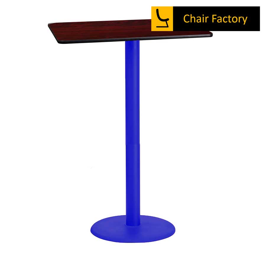Tobi Blue Rectangular Bar Table and Cafeterias | Chair Factory