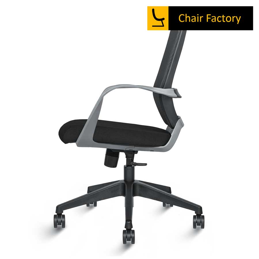 Focus Black Mid Back Ergonomic Office Chair | Chair Factory