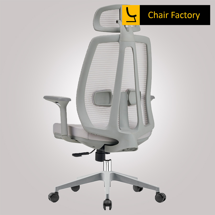GREY HIGH BACK OPTIMUS IMPORTED OFFICE CHAIR | Chair Factory