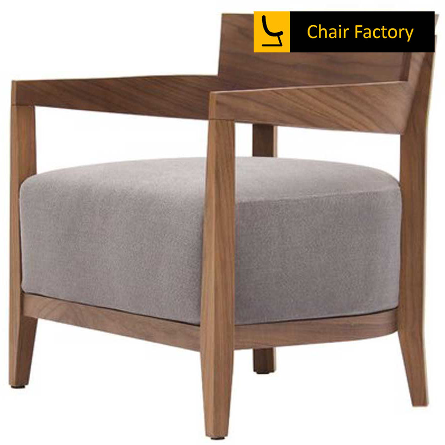 Andrea Wooden Finish Accent Chair | Chair Factory