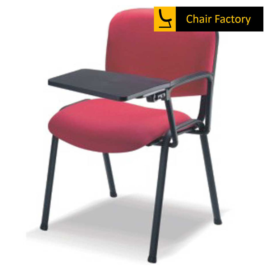 Maroon Pro Tab Institutional chair With Writing Tablet for Seminars ...