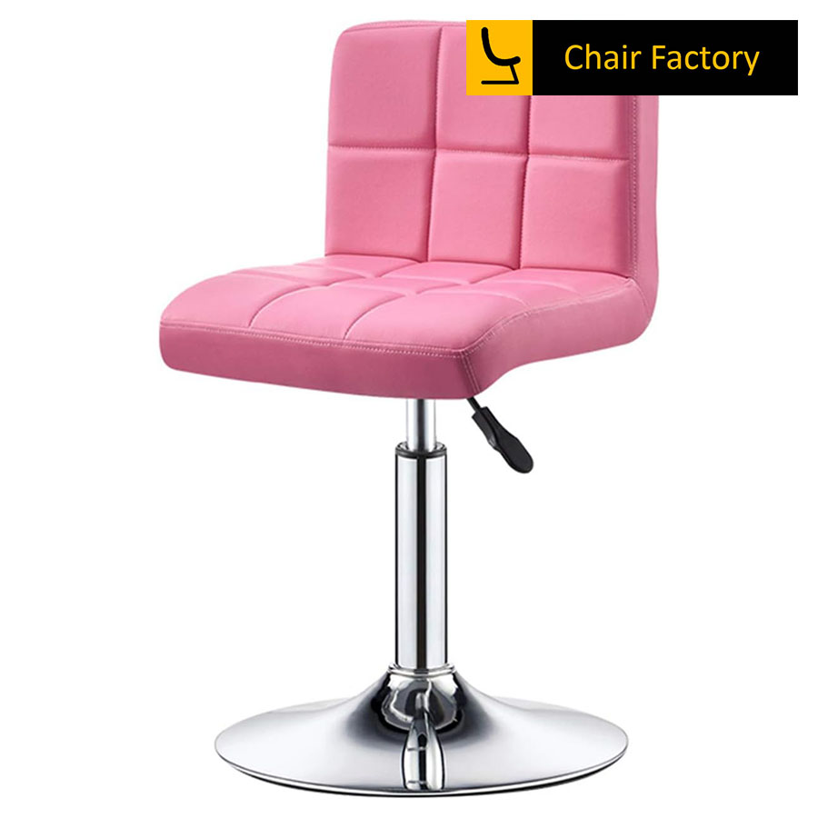 Timon Pink Lab Stool with Height Adjustment | Chair Factory