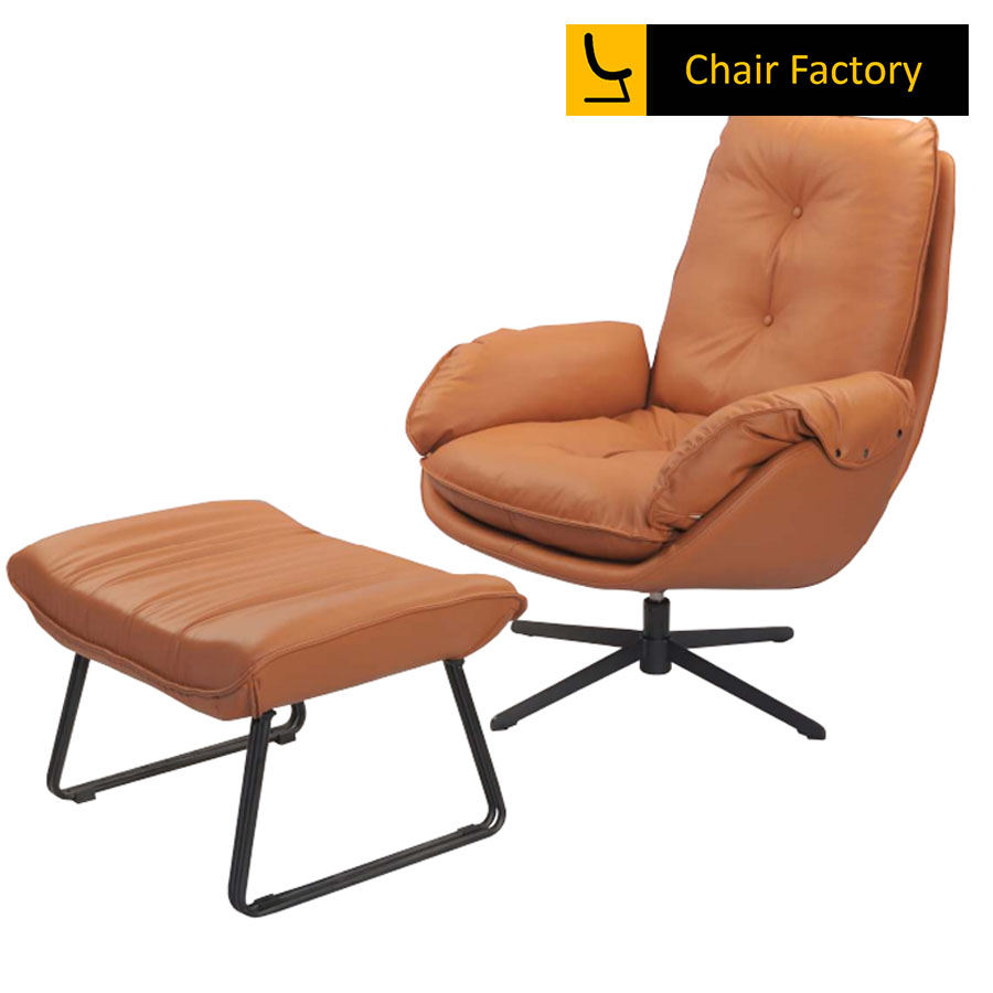 Vibia Lounge Chair with Foot Rest and Ottoman | Chair Factory