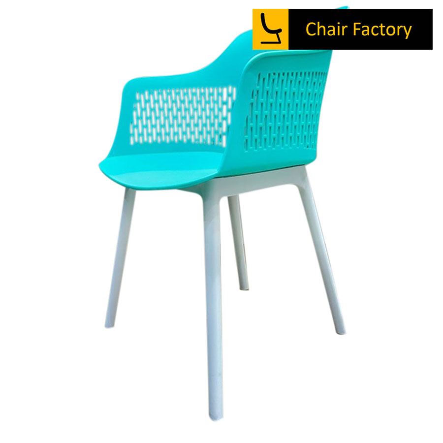 Modern Mero Black White Leg Cafe Chair | Chair Factory