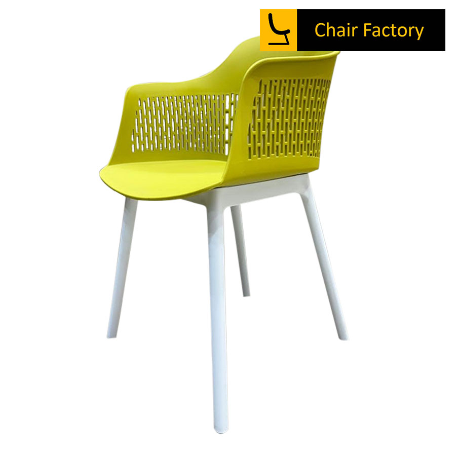 New Mero Brown White Leg Cafe Chair | Chair Factory