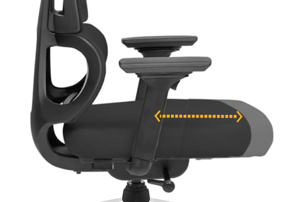 Orthopro Gen 1 Midback Best Ergonomic Black Office Chair | Chair Factory
