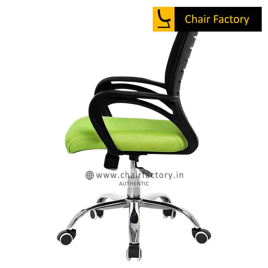 Oracle Height Adjustable Black Rotating Staff Computer Desk Chair ...