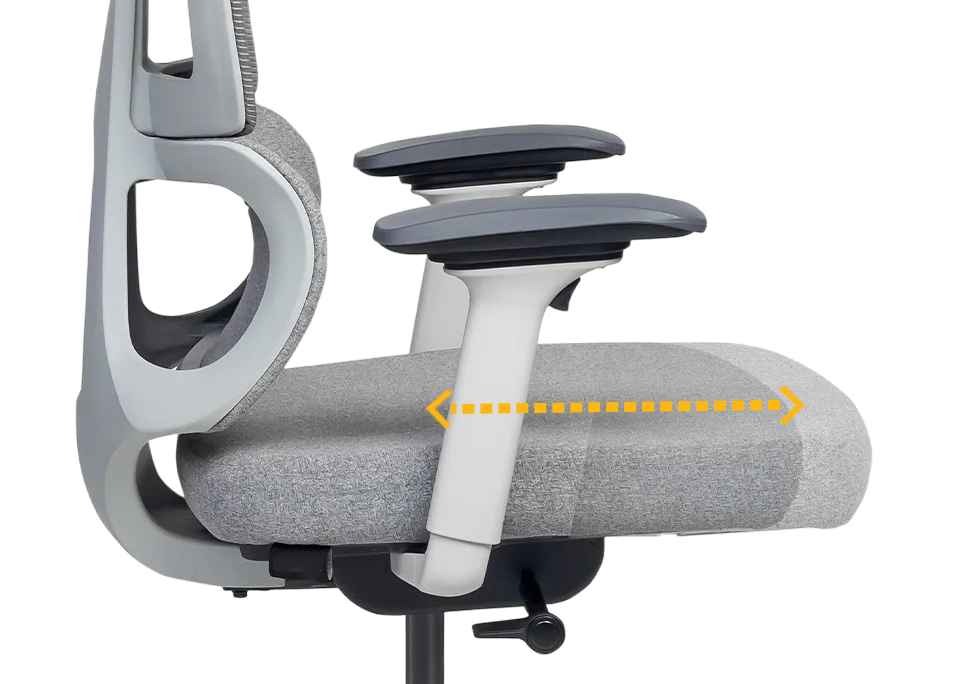 ORTHOPRO GEN 2 GREY MID BACK COMPUTER OFFICE CHAIR | Chair Factory