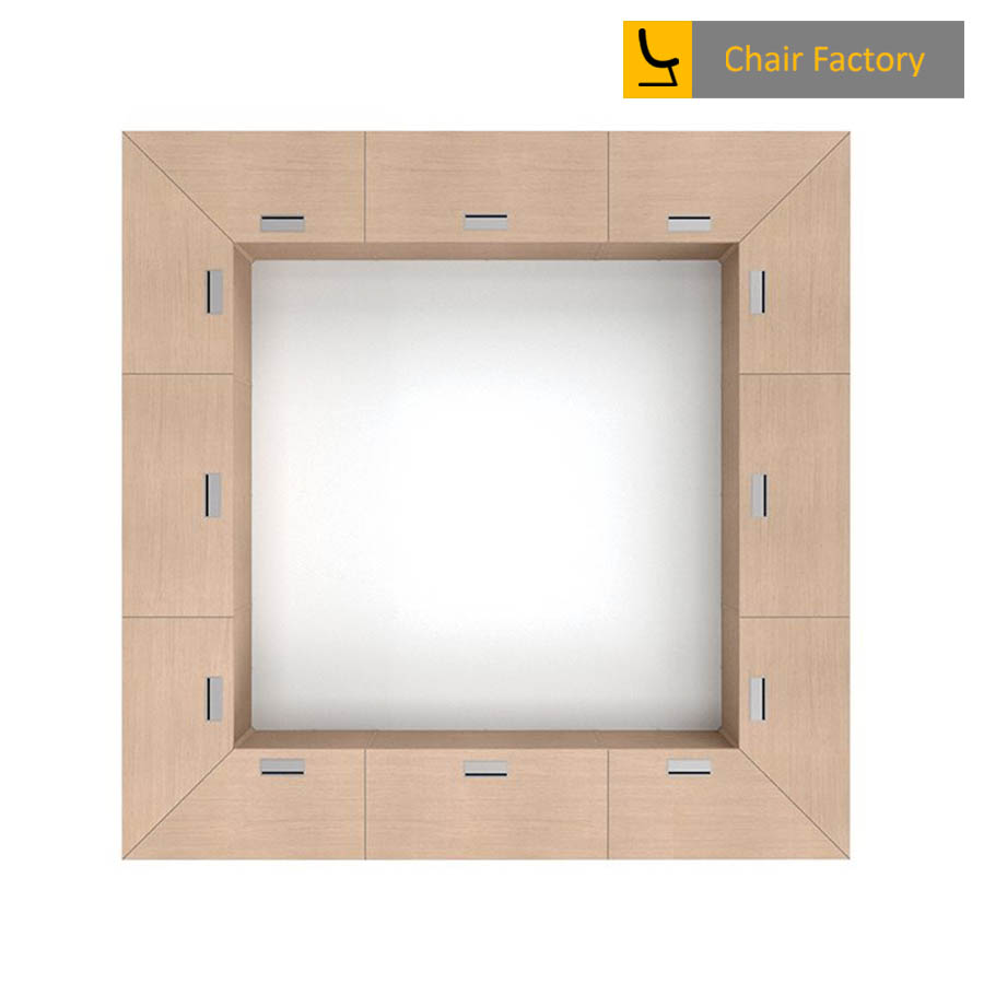 Congress 12 Seater Square Conference Table For Press Conference Room ...