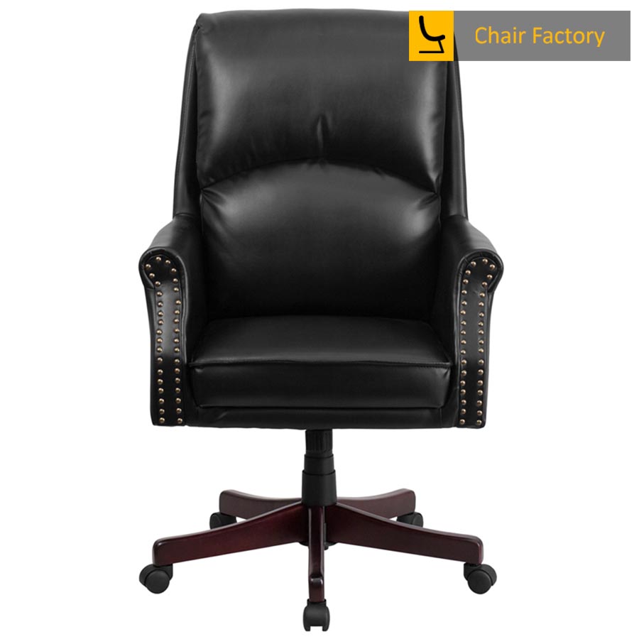 Duke Black High Back 100% Genuine Leather Managing Director Office ...