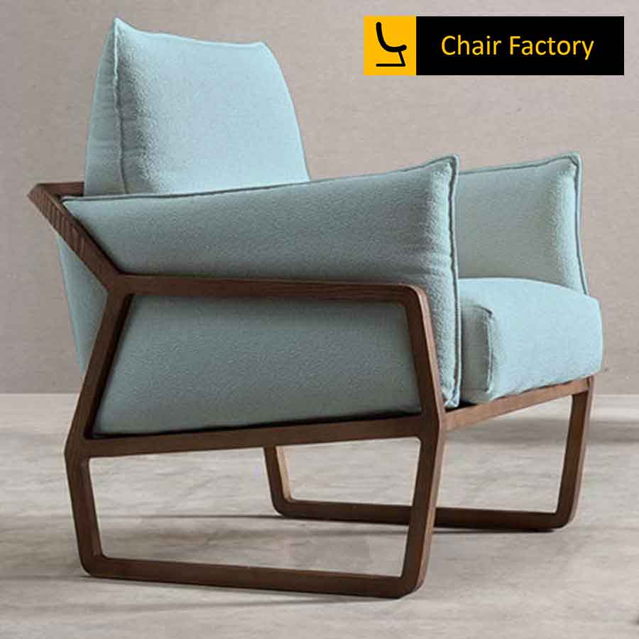Herto Sky Blue Accent Chair | Chair Factory