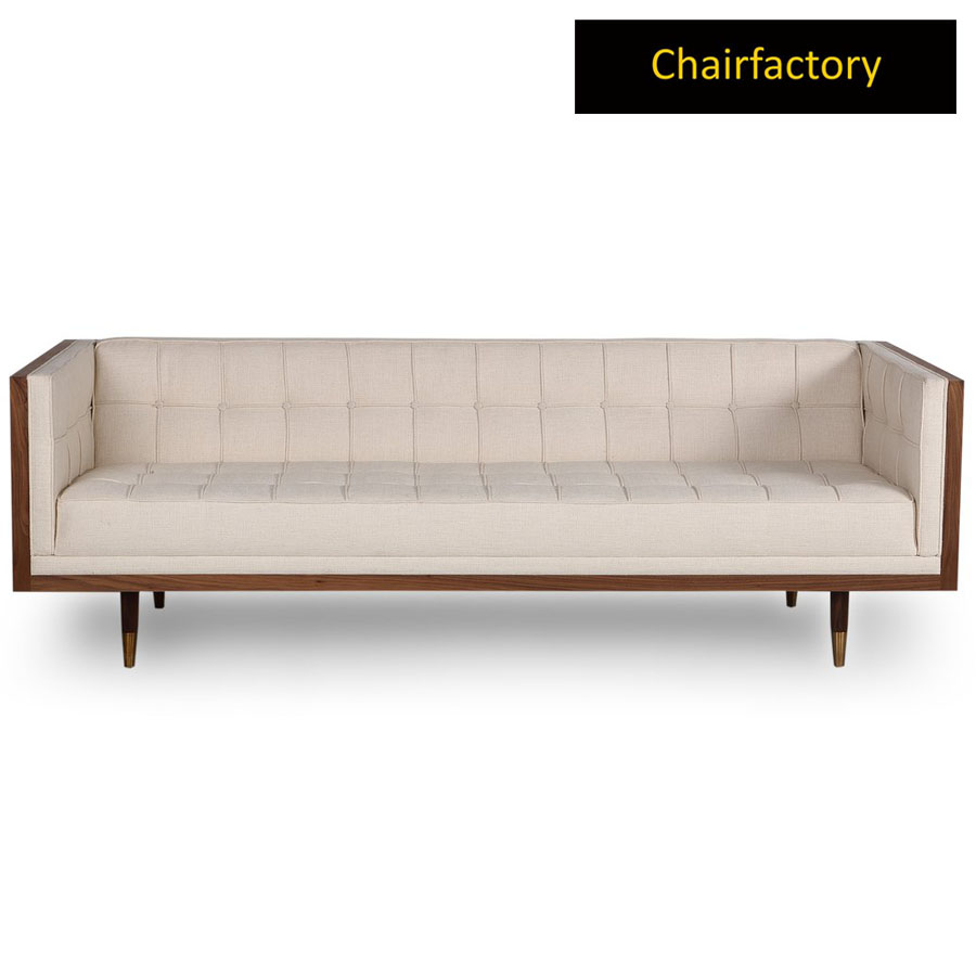 Cream Color Cordero 3 Seater Sofa | Chair Factory